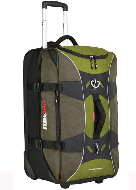 Black Wolf Globerunner 120L Duffle Bag Blue/Titan | Snowys Outdoors