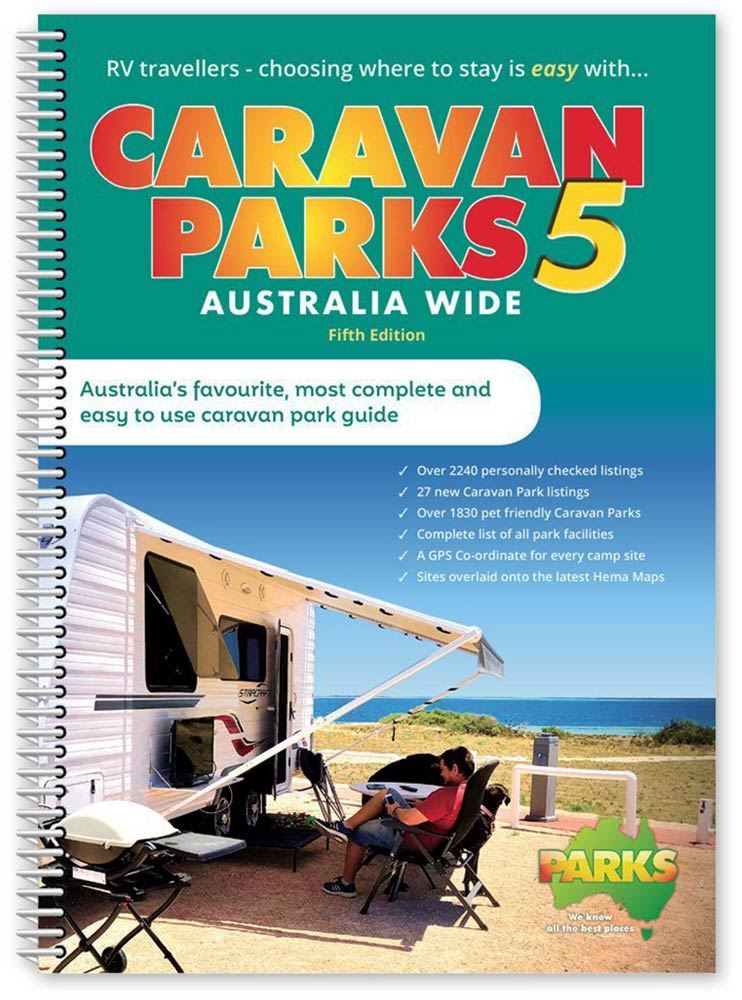 Hema Maps Caravan Parks 5 Guide Book | Snowys Outdoors