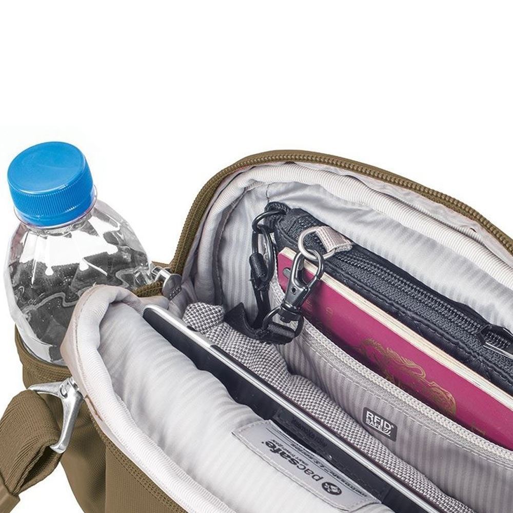 Pacsafe Metrosafe LS200 Shoulder Bag S&stone | Snowys Outdoors