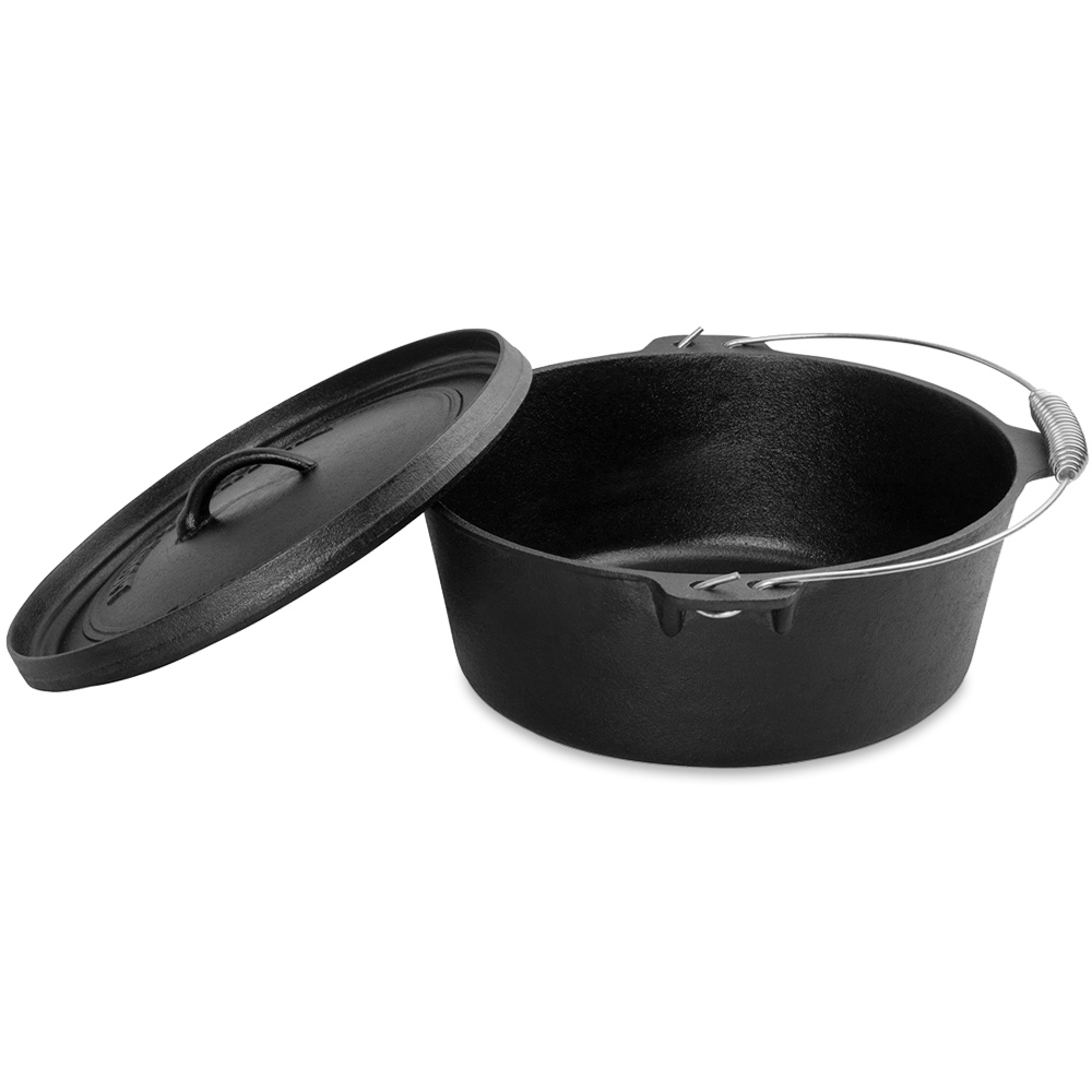 Charmate Round Cast Iron Camp Oven 12 Quart Snowys Outdoors charmate-round-cast-iron-camp-oven-12-quart-snowys-outdoors