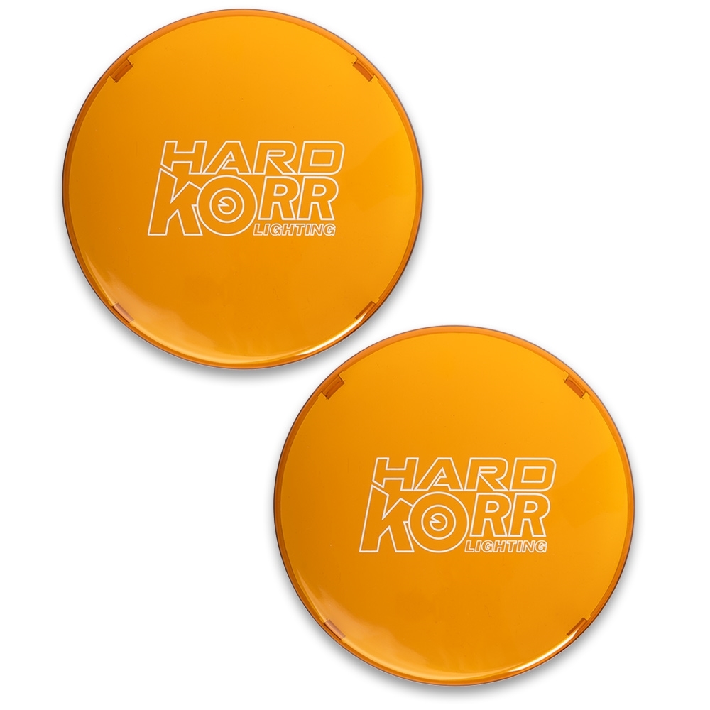 Hard Korr Driving Light Covers - Orange - Pair - Free Delivery | Snowys ...