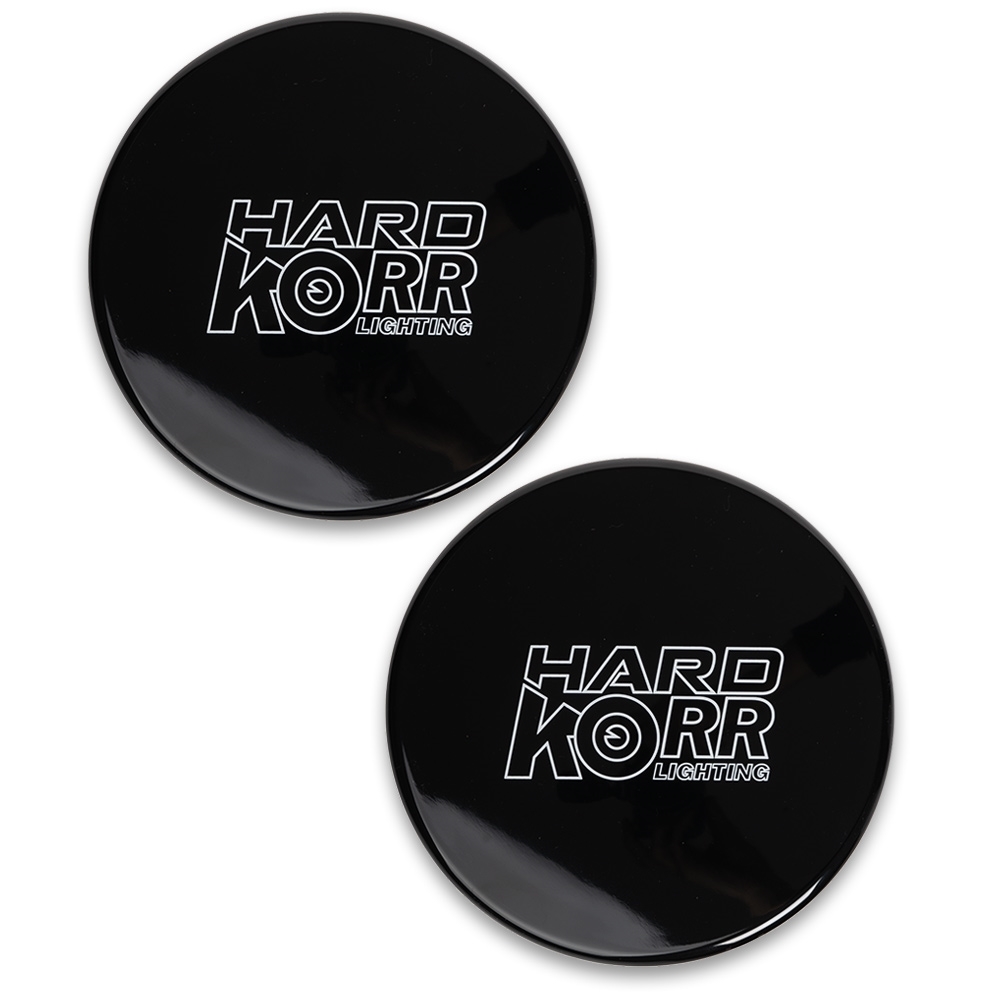 Hard Korr Driving Light Covers - Black - Pair - Free Delivery | Snowys ...