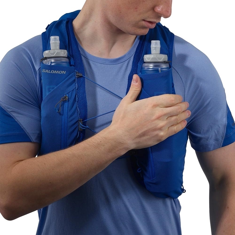 Salomon Adv Skin 12 Unisex Running Vest with Flasks - Free Delivery ...