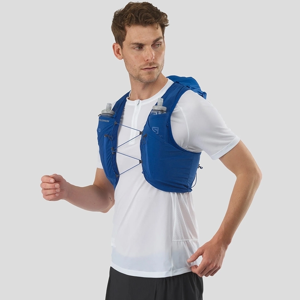 Salomon Adv Skin 12 Unisex Running Vest with Flasks - Free Delivery ...